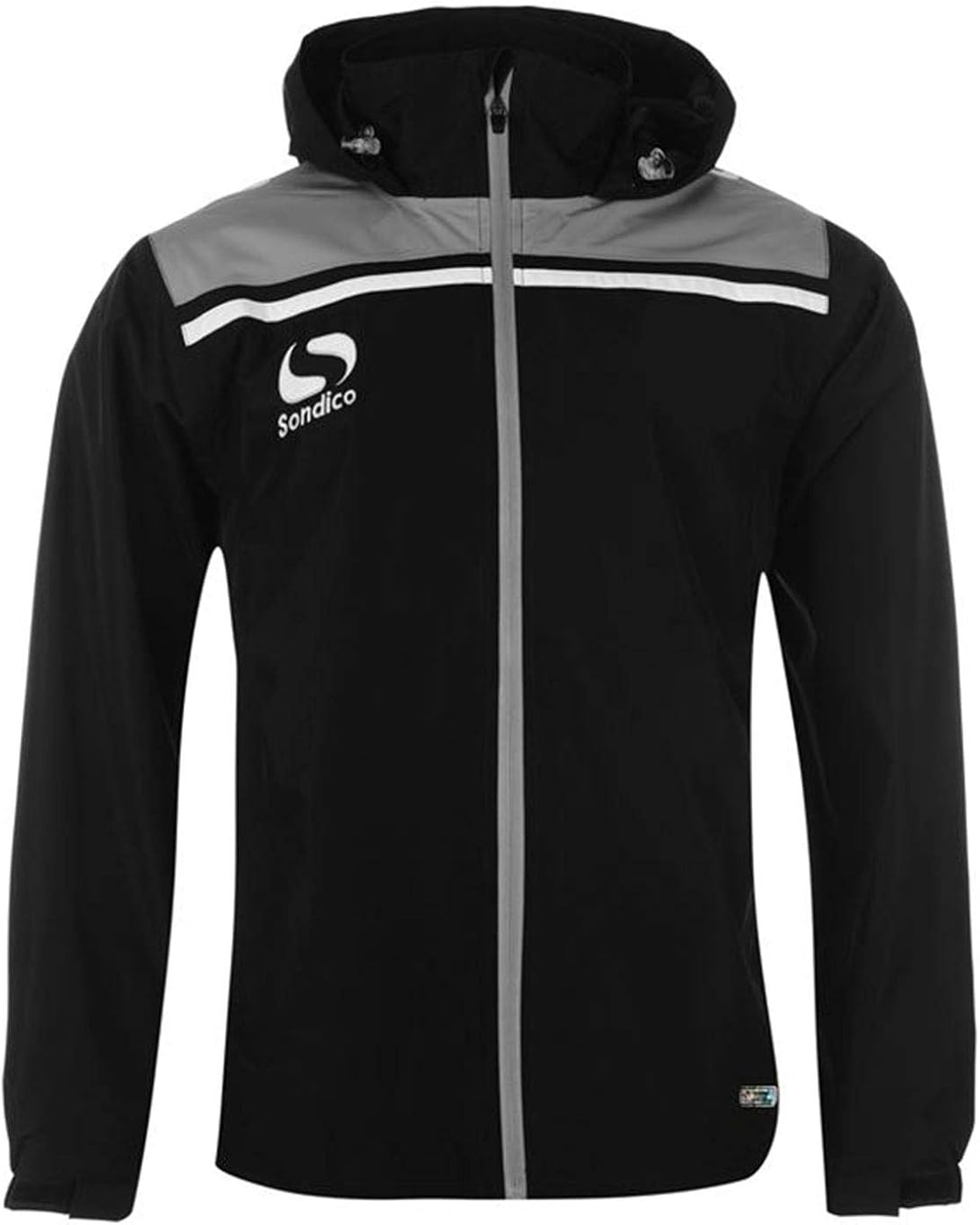 Sondico Precision Rain Jacket Black/Charcoal: Amazon.co.uk: Clothing