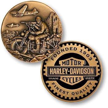 Amazon.com: Harley-Davidson Originals Challenge Coin, Bar & Shield Est ...