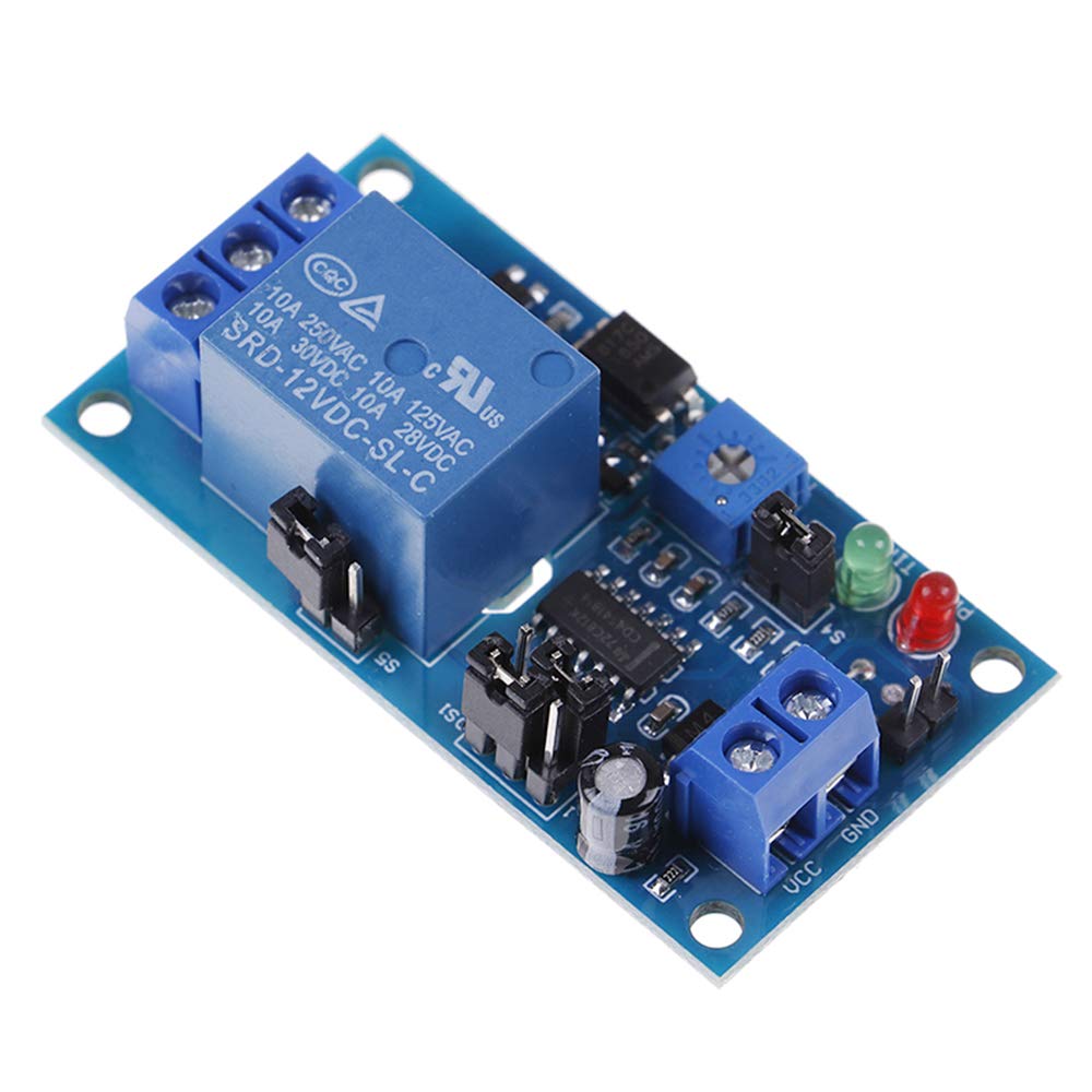 Youmile 2PCS 12V Time Delay Relay Module Adjustable Potentiometer LED ...