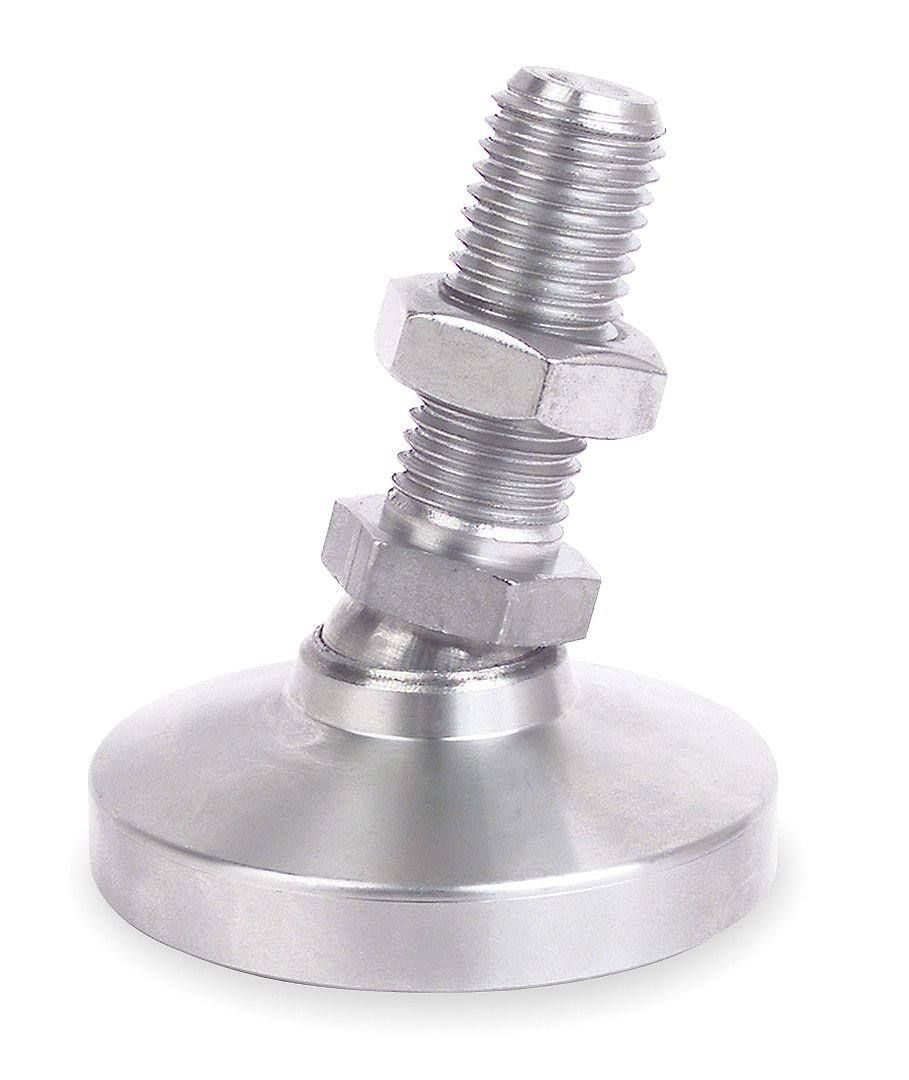 Leveling Mount, Swivel Stud, 1-8, 4 in Base: Amazon.com: Industrial ...