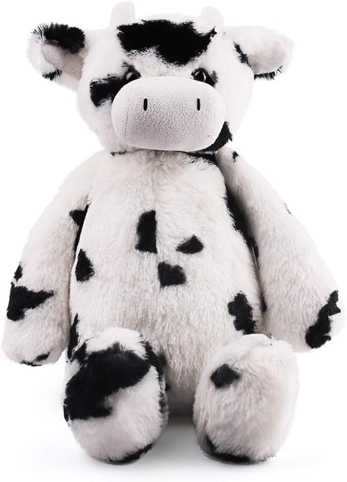 Amazon.com: LotFancy 16.5” Large Cow Stuffed Animals, Tubbie Wubbie ...