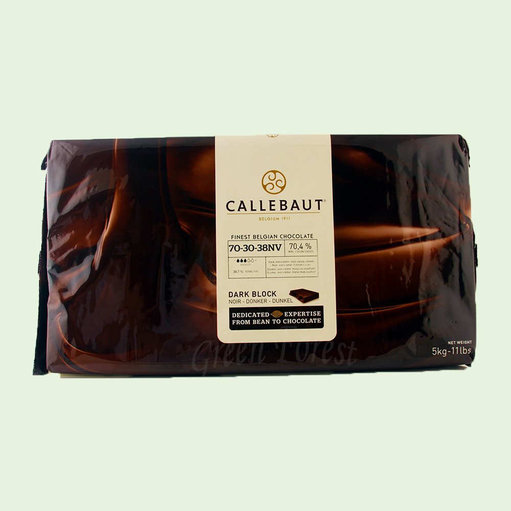 Amazon.com : Callebaut Chocolate Block Milk 33.6% cacao 5 kilo / 11 lbs ...