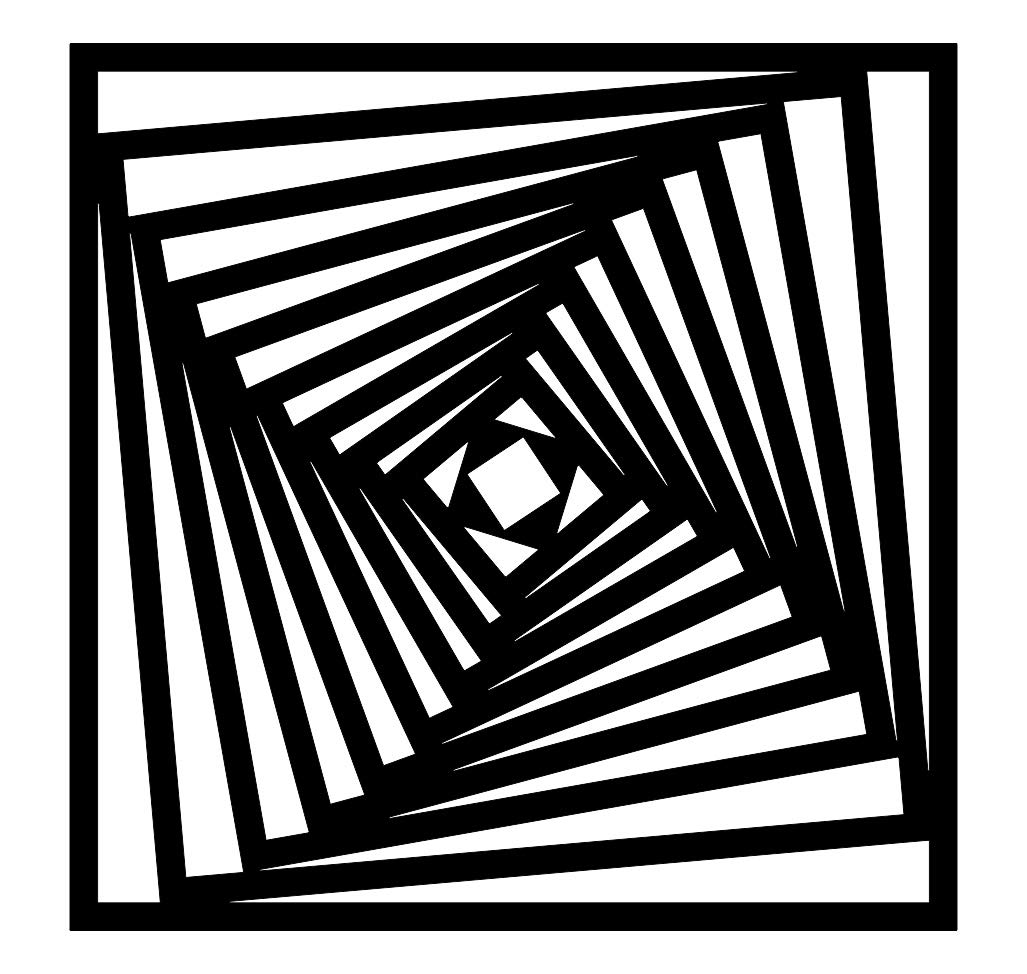 Master Cut Square 2D Metal Wall Art, Geometrical Design, 24" x 24 ...