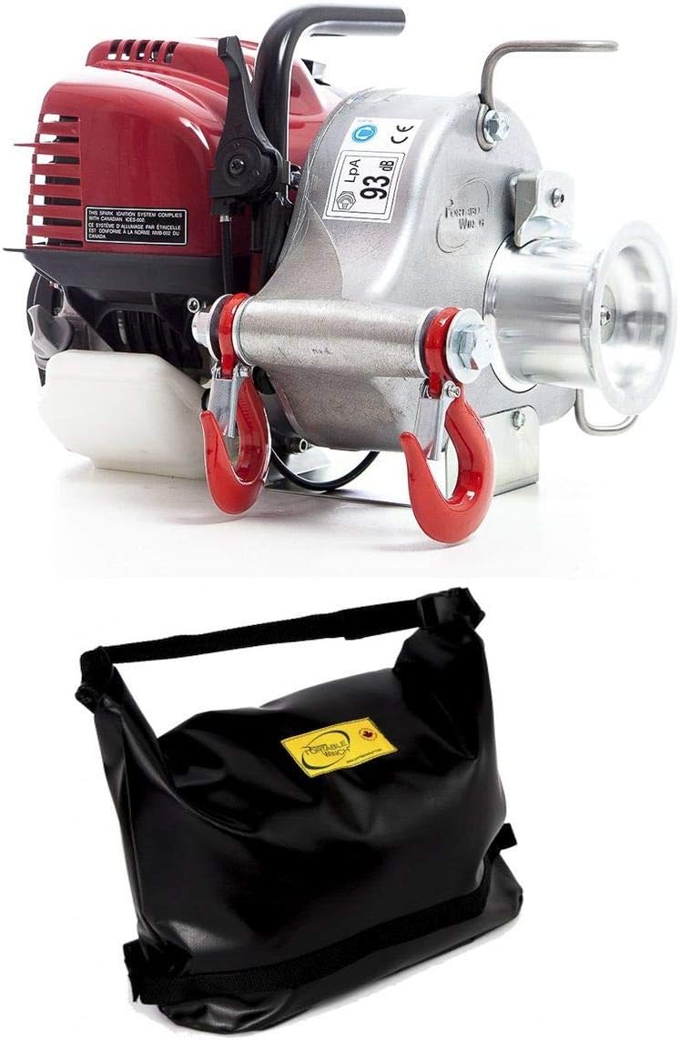 Amazon.com: Portable Winch PCW3000 Gas-Powered Capstan Pulling Winch ...
