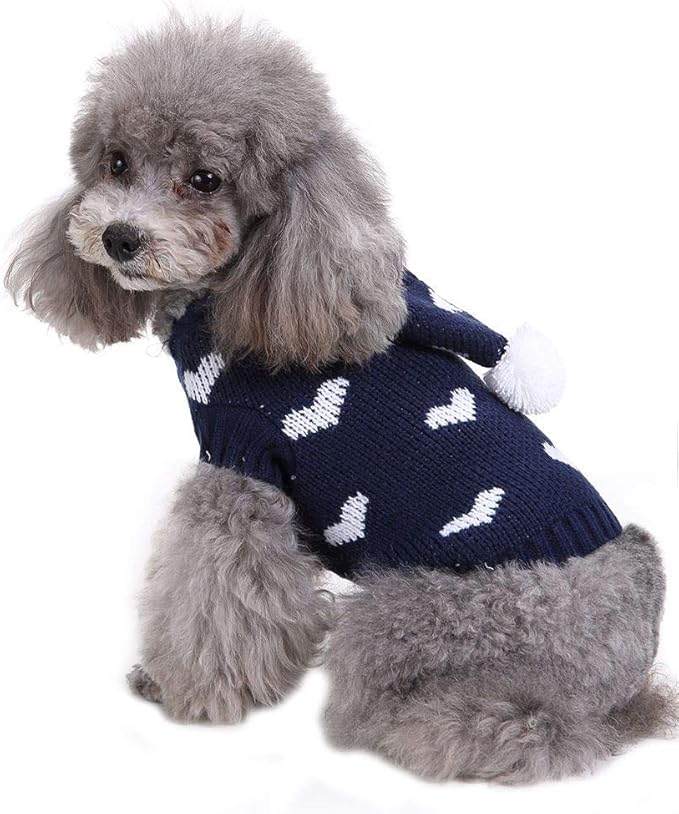 Otoño Invierno Lindo suéter para Perros con un Encantador patrón de ...