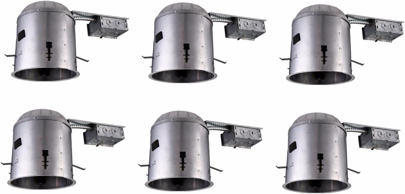 Elitco Lighting ICAT5R-E26-6PK recessed-Light-Fixture 5" ICAT REMODEL ...