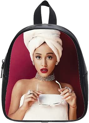Custom Ariana Grande Backpack PU School Bag Travel (Large): Amazon.ca ...