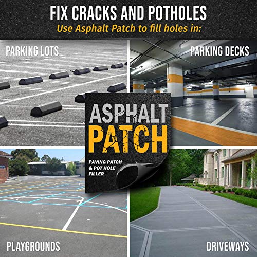 ASPHALT PATCH & POTHOLE FILLER 56 lb Pail | Pothole Repair Kit ...
