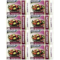 Amazon.com: SureFresh Cover-Ups Food Covers, Elastic Stretch-to-Cover ...