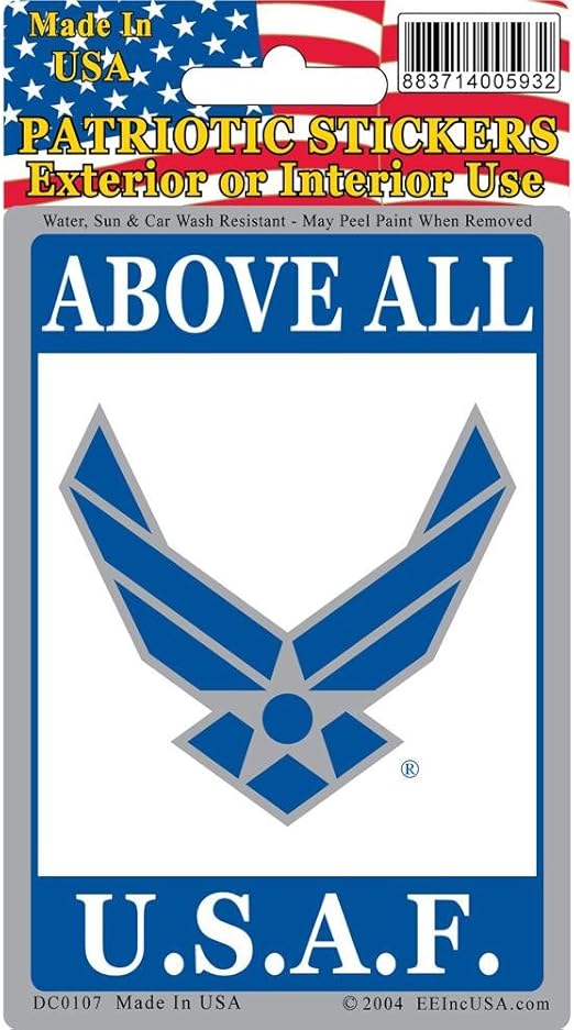 Amazon.com: United States Air Force Sticker 2-3/4"X4": Automotive