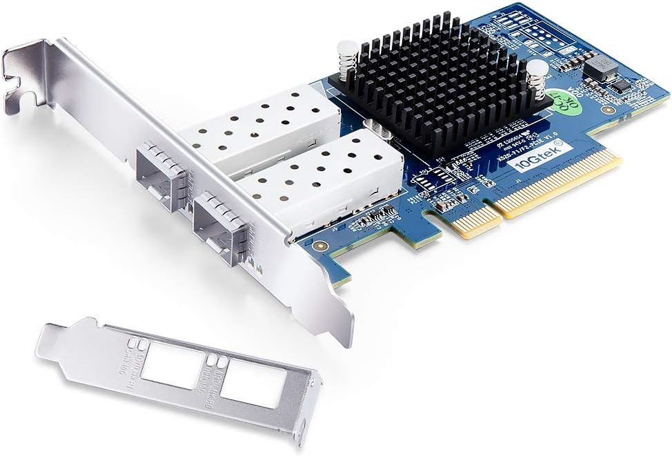 10Gb Ethernet Network Adapter Card- for Intel 82599ES Controller X520-DA2 Network Interface Card ...
