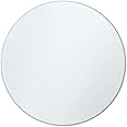 Amazon.com: Better Bevel 24" x 24" Frameless Round Mirror | Polished ...