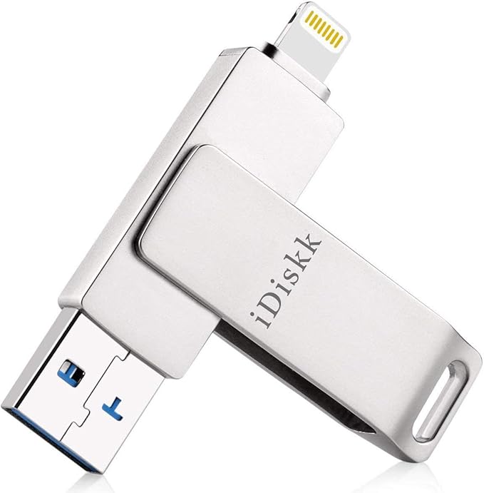 iDiskk 256GB USB 3.0 Flash Drive for iPhone X, iPhone Xs MAX External ...
