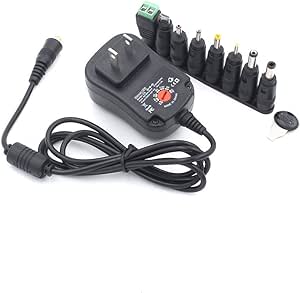 Amazon.com: 12W AC DC Universal Power Adapter with 8 Adapter Tips,Multi ...