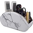 Amazon.com: Leather Remote Control Holder with 5 Compartments TV Remote ...