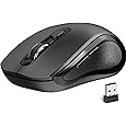 Amazon.com: Wireless Mouse Ergonomic, Side Buttons Mouse, 2400 DPI ...