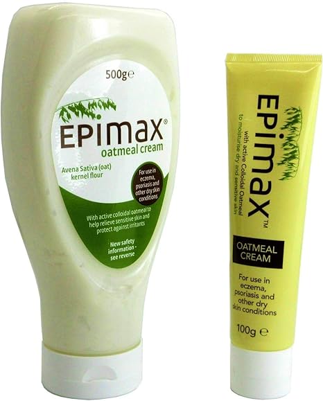 Epimax Oatmeal Cream 100g + 500g for Eczema/Psoriasis: Amazon.co.uk ...