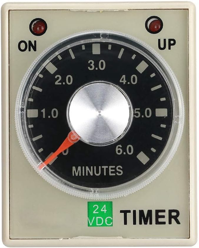 24VDC Time Delay Relay Timer 6/10/30/60 Minutes Power On Delay Timer ...