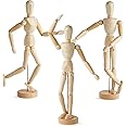 Amazon.com: 3 Pack Posable Art Figure Model, Flexible Wooden Drawing ...