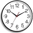 Amazon.com: Rohioue 16 Inch Wall Clock Modern Battery Operated Silent ...