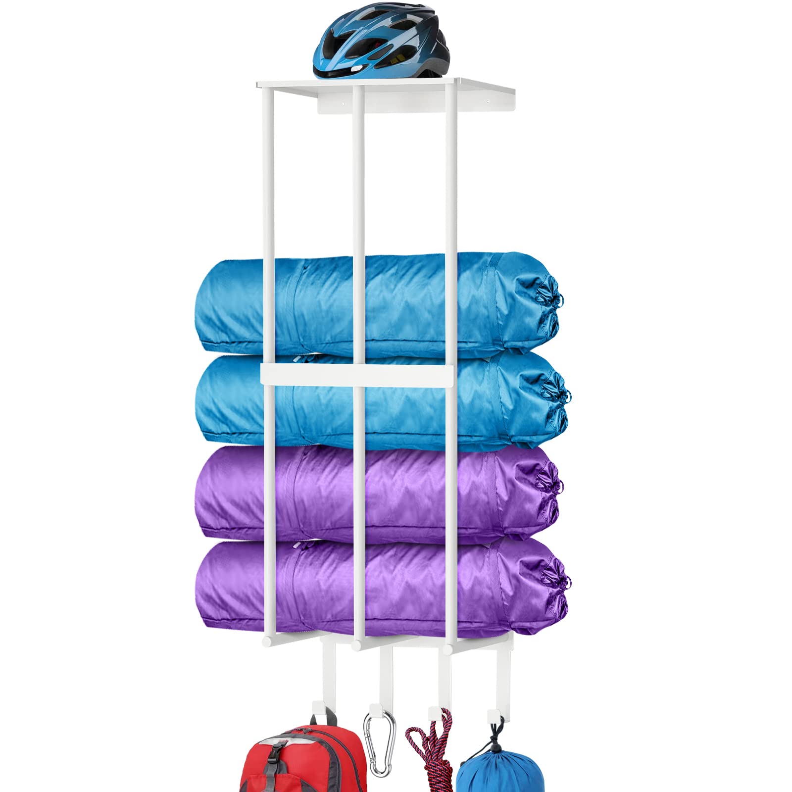 Camping Chair Wall Storage for Garage, Metal Camping Chair Storage Rack ...