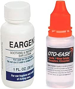 Amazon.com: OTO-Ease Earmold Lubricant 0.5 oz + Eargene Ear Lotion - 1 ...