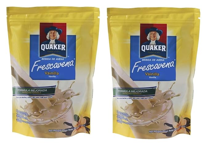 Amazon.com: QUAKER Frescavena Vainilla 2 Pack | Oat Meal Mix Vanilla ...