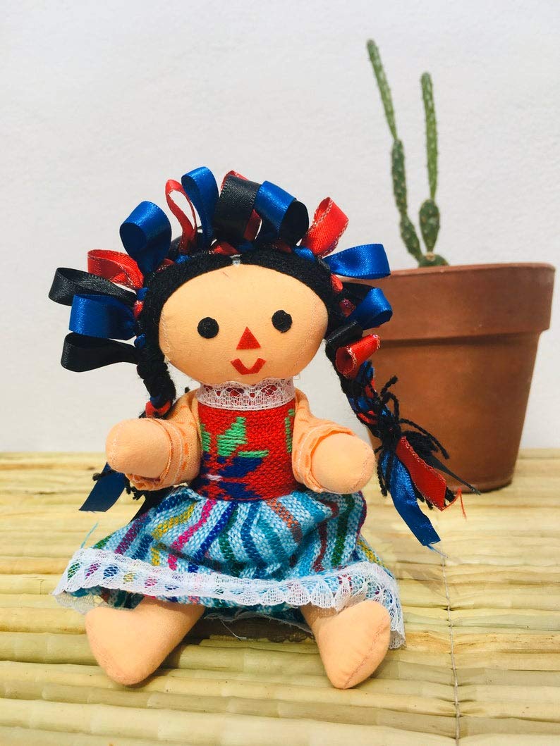 Amazon.com: 8" / 20 cm/Mexican Rag Doll/Maria Doll/Traditional Rag Doll ...