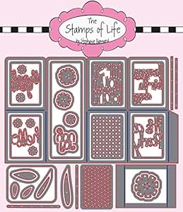 Amazon.com: The Stamps of Life Box Card Die Set