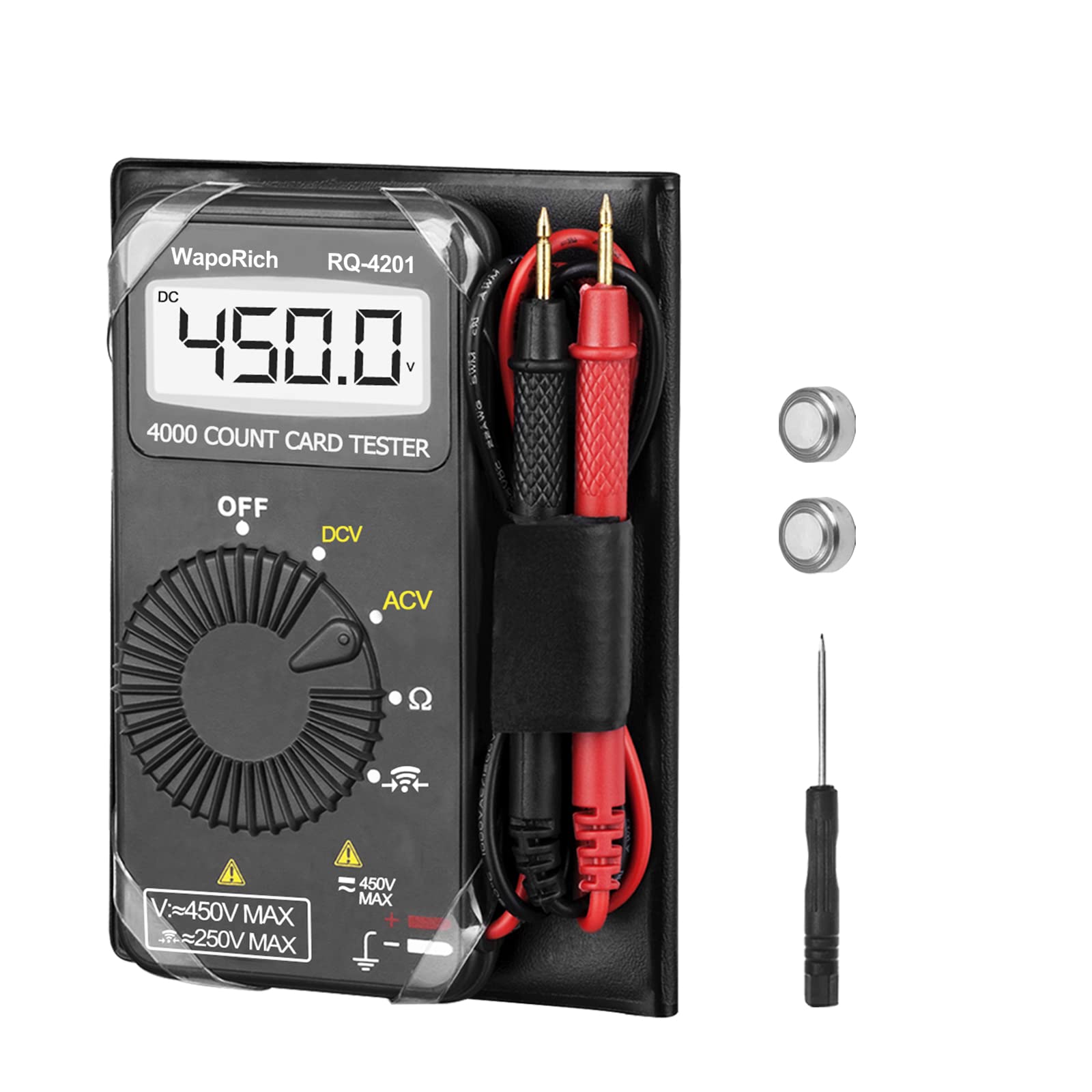 Mua WapoRich-4201 Tester Digital Multimeter Ultra Small 4000 Count ...