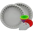 Amazon.com: G&S Design Silicone Tart Pan Bakeware 8-Piece Set: Home ...