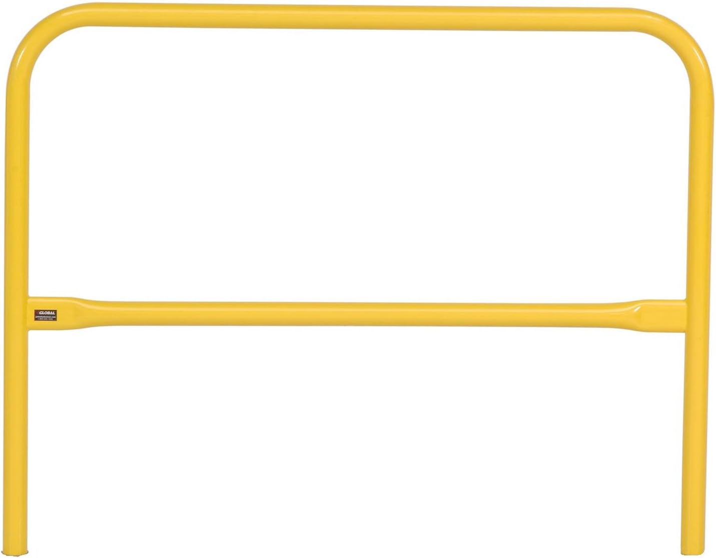 48"L Pedestrian Barrier, Steel, Yellow - Health And Personal Care ...