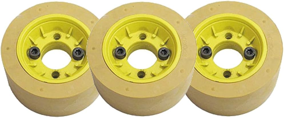 Heavy Duty 120mm x 60mm Power Feed Rollers - Set of 3 Quality Rubber ...