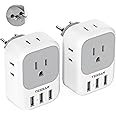 Amazon.com: Switzerland Power Adapter 2 Pack, TESSAN Swiss Travel Plug ...