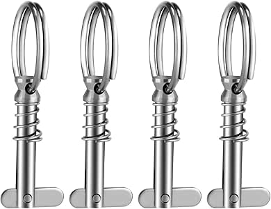 Amazon.com : Kohree 4 PCS Boat Quick Release Pin 1/4" Diameter Bimini ...