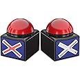 Amazon.com: Beanlieve Game Buzzers with Sound - 2 Pack Buzzer Button ...