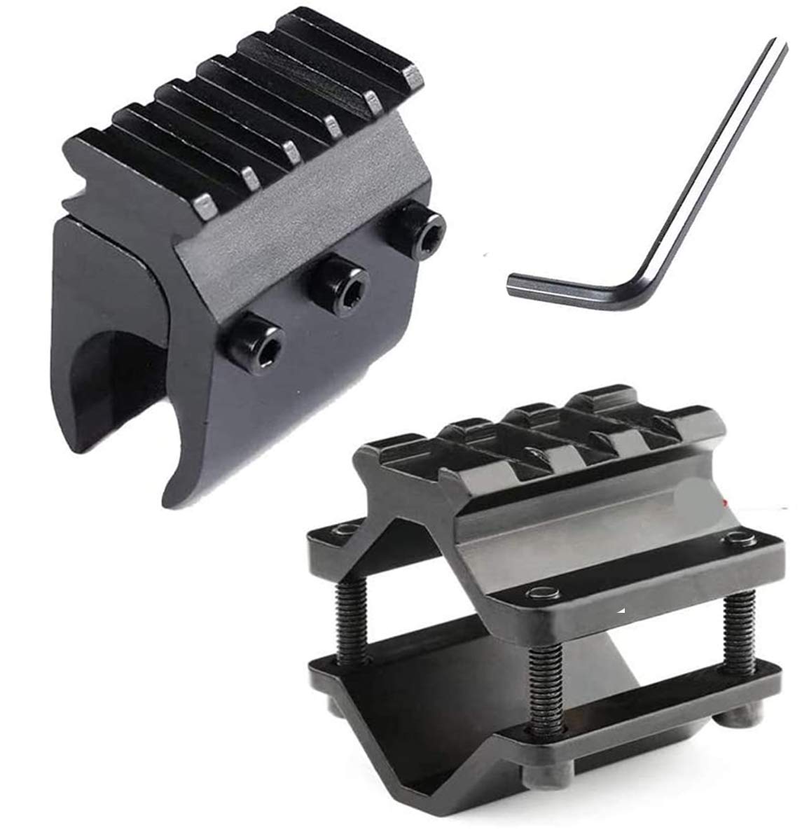 Buy Gotical Combo of 2-3 Slot Single Rail Three Slot Barrel Mount Weave ...