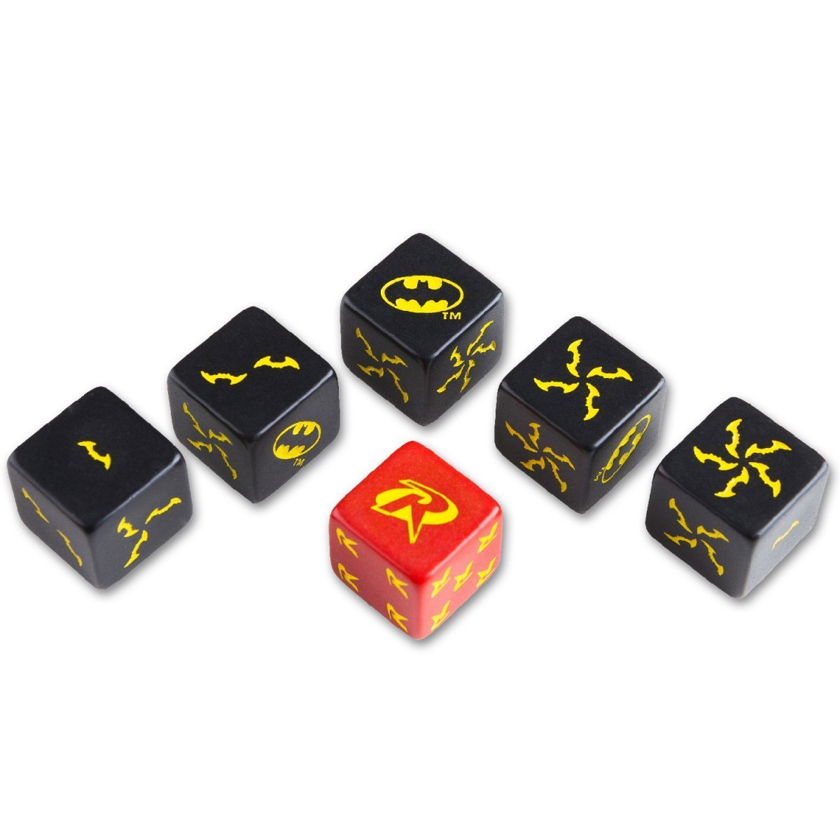 Batman Miniature Game D6 Batman Dice Set (6): Amazon.co.uk: Toys & Games