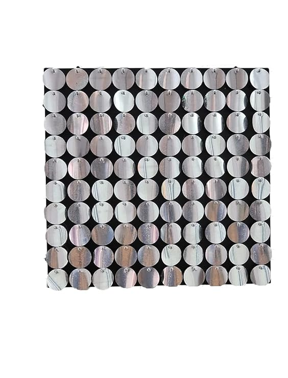 Buy Online propshop/Silver Sequin Panel/Wall Decor/Wall Art/Glittery ...