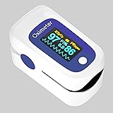 Amazon.com: CHOICEMMED Light Blue Finger Pulse Oximeter - Blood Oxygen ...