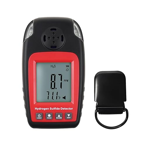 H2S Monitor H2S Gas Detector Portable Hydrogen Sulfide Detector Gas ...