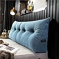 Amazon.com: Large Headboard Wedge Pillow Bed Reading Pillow for Headboard Twin/Queen/King Size ...