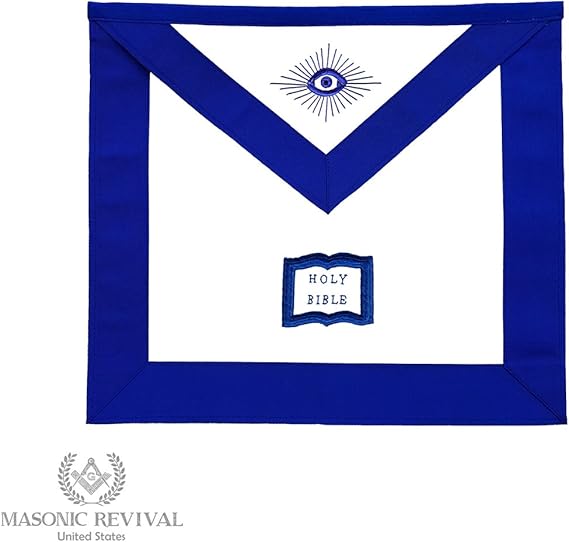 Amazon.com: Masonic Revival Chaplain Officer Apron: Home & Kitchen