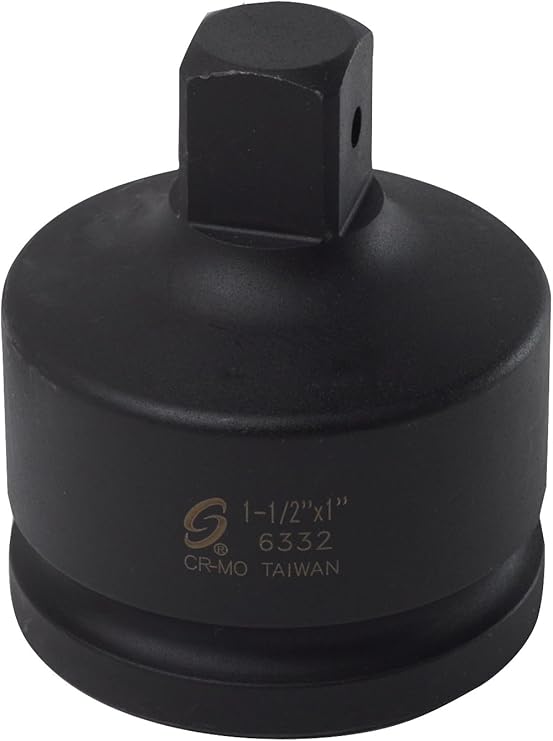 Sunex 6332 1-1/2-Inch Drive Female 1-Inch Square Drive Male with Pin ...