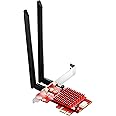 Amazon.com: BZIZU WiFi 6E PCIe Card | Intel AX210 Chip | 5400Mbps Tri-Band 2.4GHz/5GHz/6GHz ...