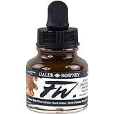 Amazon.com : Daler-Rowney FW Acrylic Ink Bottle 6-Color Shimmering Set ...