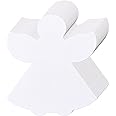 Amazon.com: 72 Pcs Angel Cutouts - White Paper Angel Shapes for ...