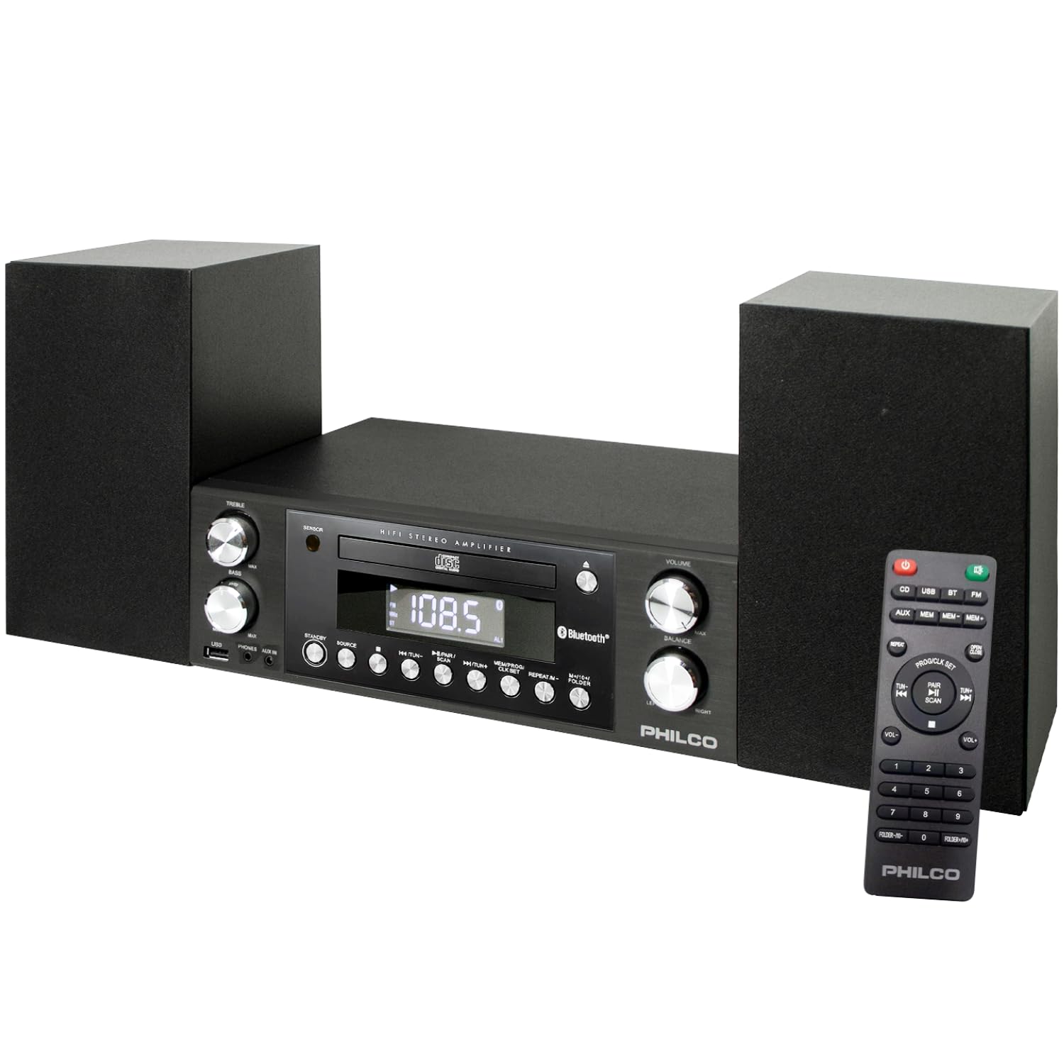 Mua Philco Executive Shelf System - All-in-One Bluetooth Home Stereo ...