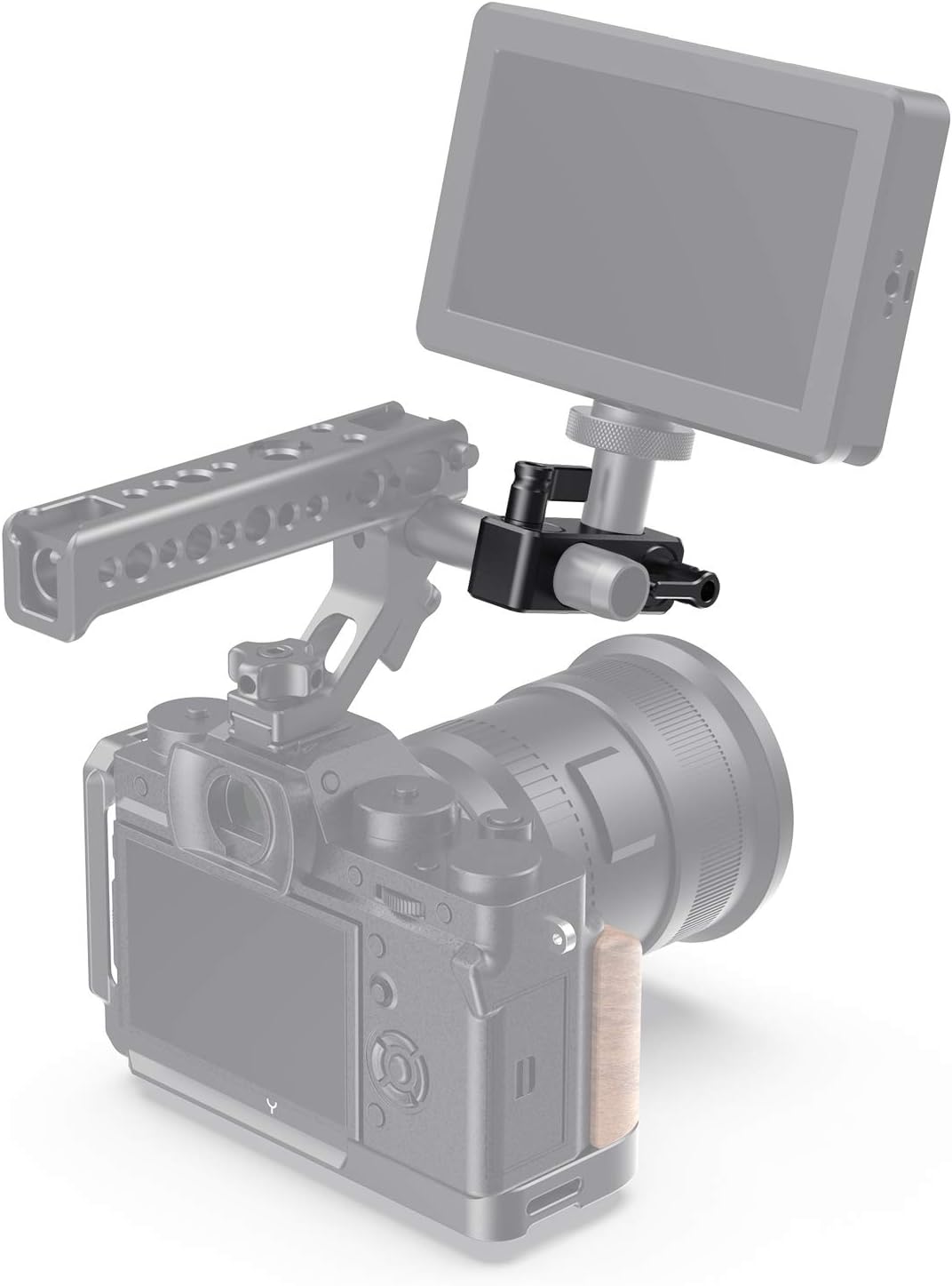 SMALLRIG 90 Degree Adjustable 15mm Rail Block, Rod Clamp – DCD1104B ...