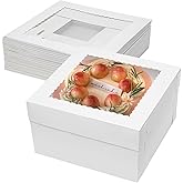 Amazon.com: Mcfleet 10pcs Cake Boxes 12 Inch 12x12x12 Tall Cake Boxes ...